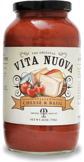 Vita Nuova Italian Cheese & Basil Sauce 26 OZ - Walmart.com - Walmart.com