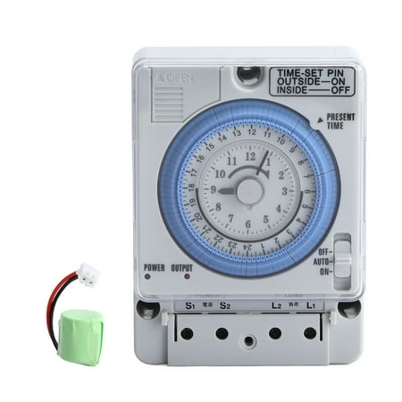 Timer Switch, 96 On/Off Settings Fire Retardant Easy To Install ...