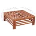 vidaXL Wooden Parasol Stand Cover - Walmart.com