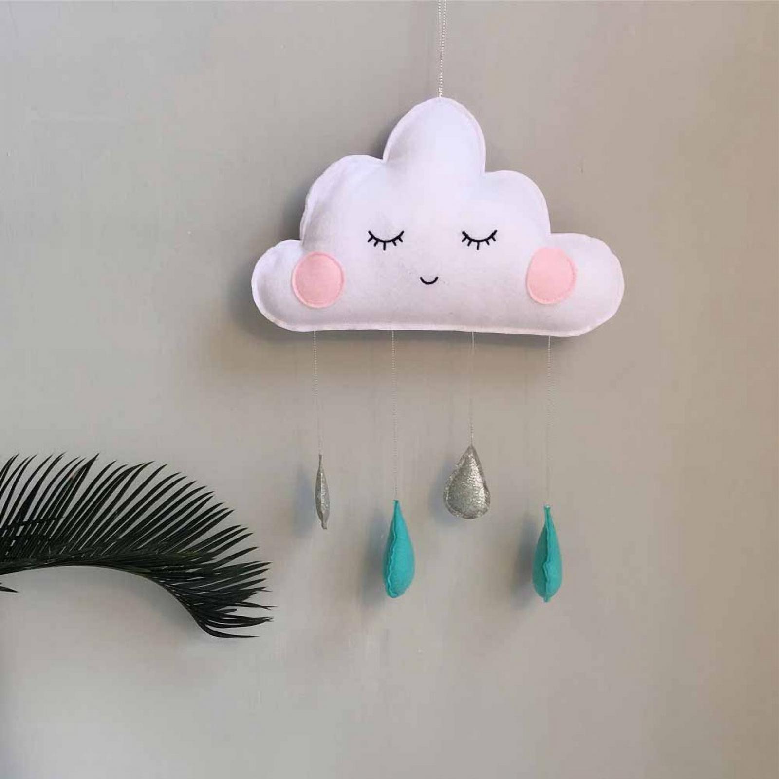 Winter Savings! Baby Kids Room Nursery Home Cloud Raindrop Wall Mural ...