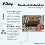 Disney Outdoor Mickey Mouse Modern Argyle Oasis Area Rug, 8x10 ...