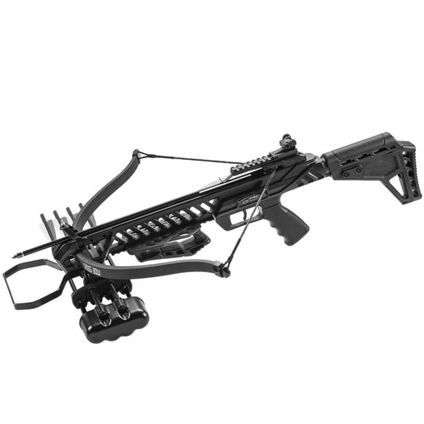 Man Kung 175 Lbs Black Color Hound Recurve Crossbow Hunting Bow Package ...