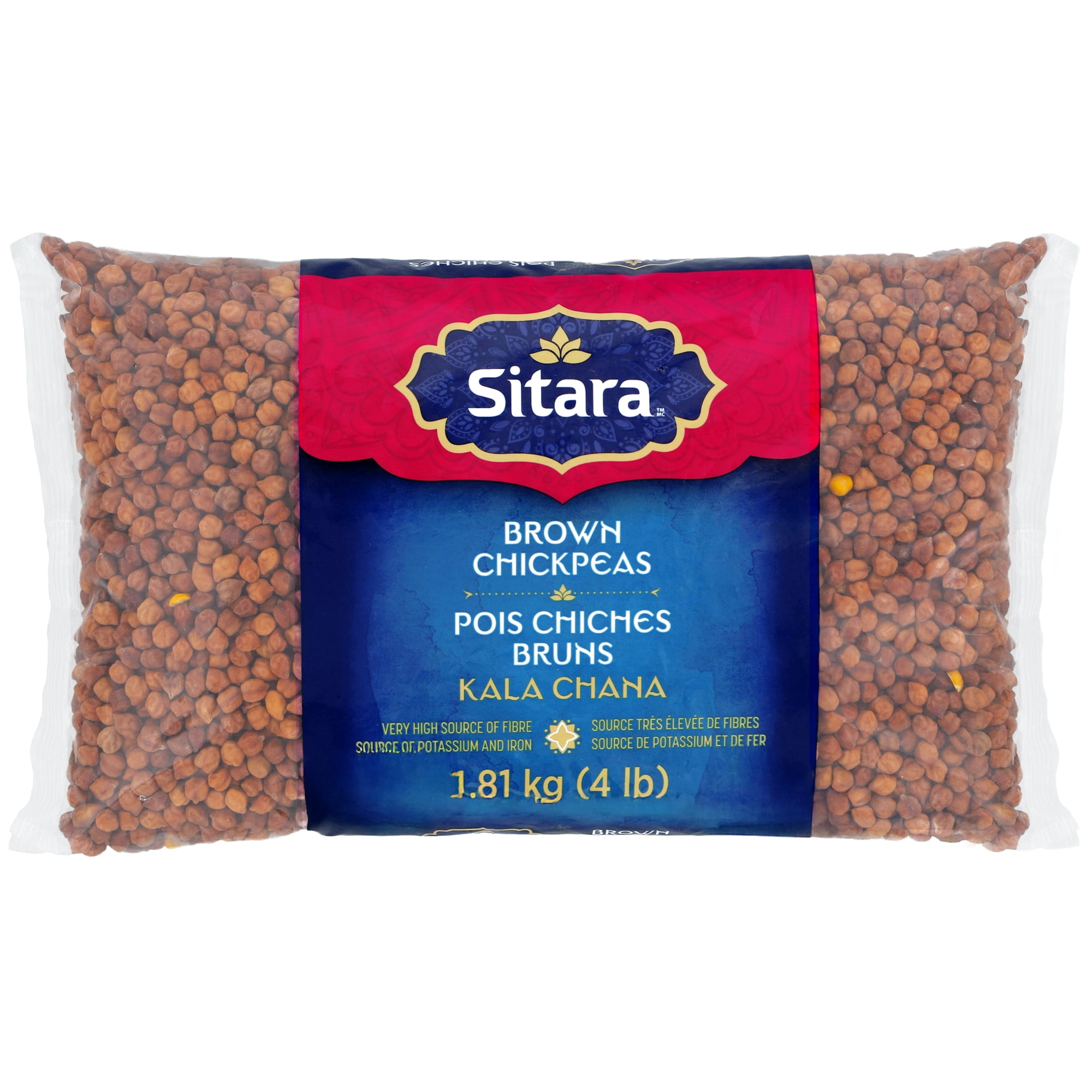 Click here for Sitara Brown Chickpeas 4 Lb prices