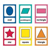 Schoolgirl Style Just Teach Shape Cards Mini Bulletin Board Set, 25 ...