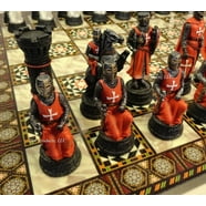 Medieval Times Crusades Arabian Vs Christian Chess Set W14" Mosaic ...