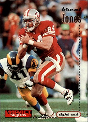 1996 SkyBox Impact #128 Brent Jones NFL Football Trading Card - Walmart.com