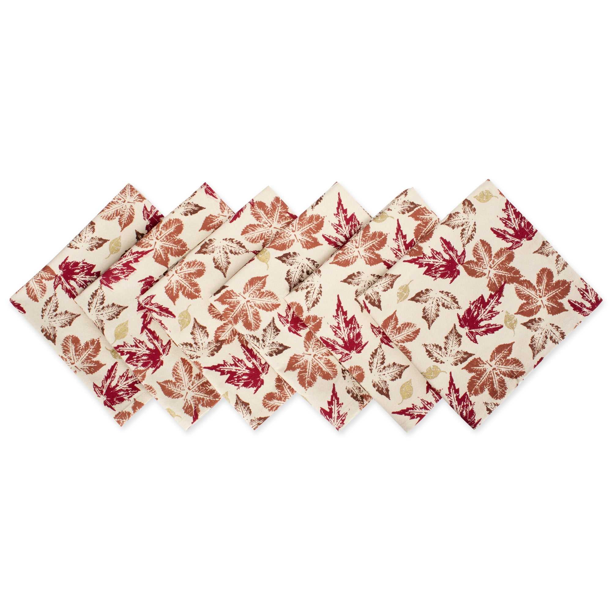Rustic Leaves Napkin (Set of 6) - Walmart.com