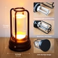 Cordless Desk Lamp - 2Pcs Rechargeable LED Light with 2000mAh Battery ...