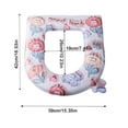 Agiufgs Toilet Seat Cover Eva Cartoon Cute, Waterproof and Easy to ...