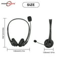 TSV USB Headset with Noise Cancelling Microphone, Volume Controls ...