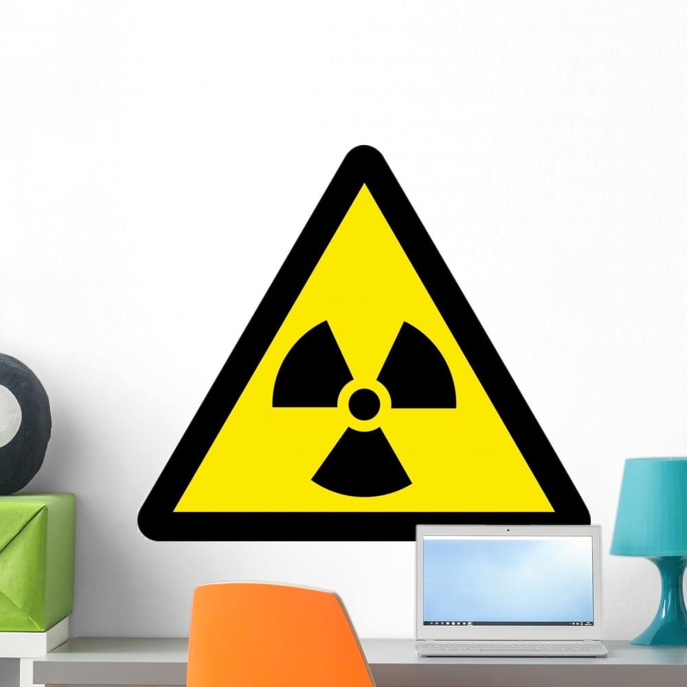 Chemical Sign Radiation Triangle Wall Decal by Wallmonkeys Peel and ...