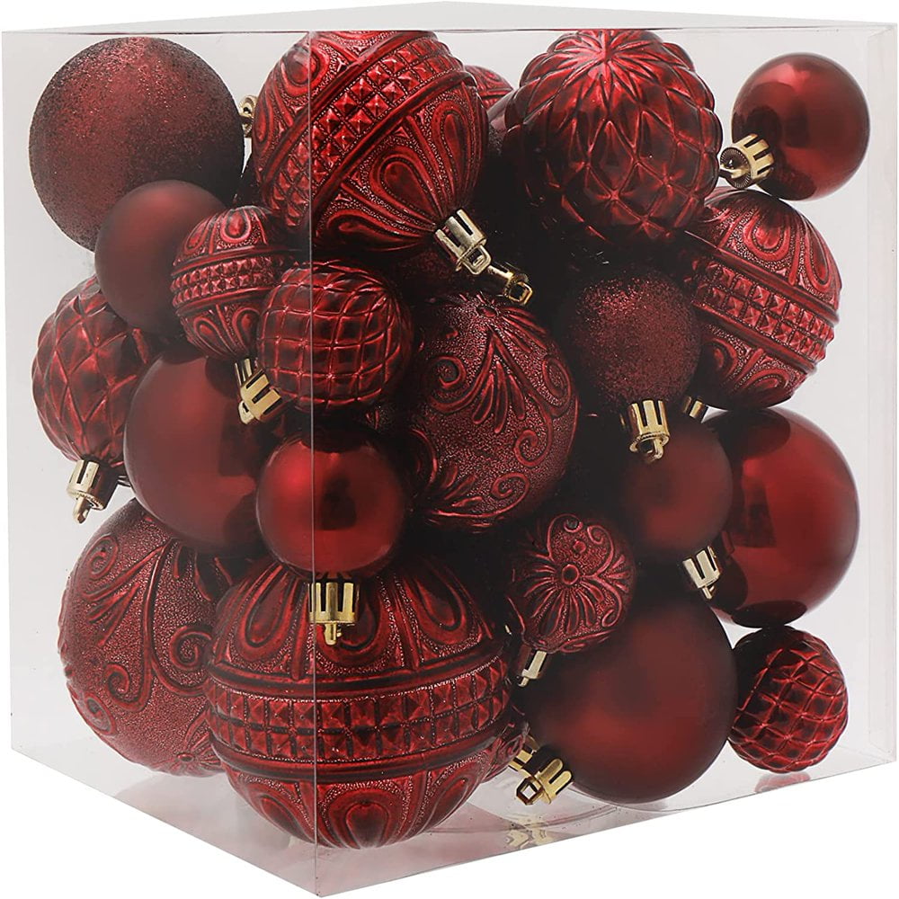 Click here for Generic Christmas Ball Ornaments Wine Red Christma... prices