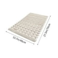 Anti Slip Mat White Bathroom Shower Room Toilet Floor Rug Waterproof ...