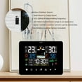 Multifunction Weather Station Alarm Clock Thermometer Hygrometer Touch ...