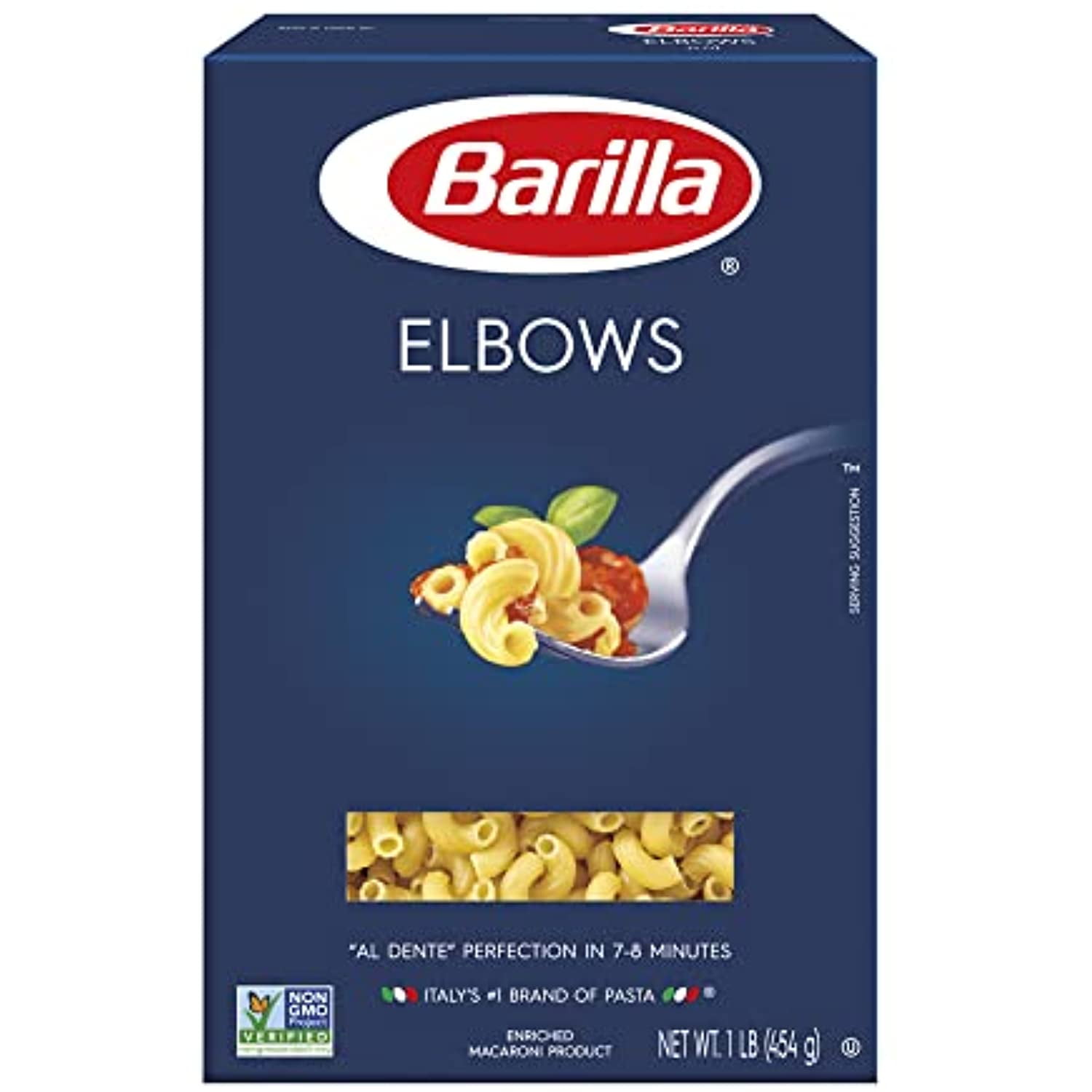 Barilla Blue Box Elbows Pasta, 16 Oz. Box (Pack Of 16), 8 Servings Per ...
