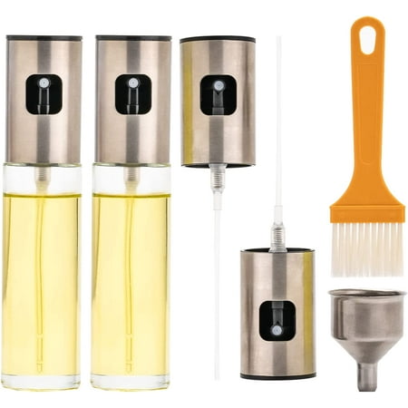 Oil Sprayer Mister for Cooking, 100ml Glass Olive Oil Sprayer Bottle ...