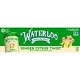Waterloo Sparkling Water, Ginger Citrus Twist, 24 Pack, 12 fl oz ...