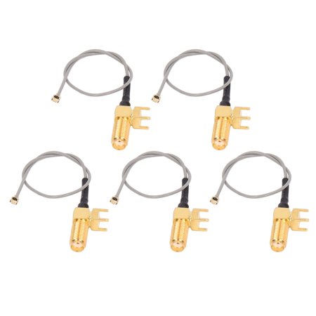 5PCS IPEX Terminal Cables IPX to SMA Female Network Antenna Extension ...