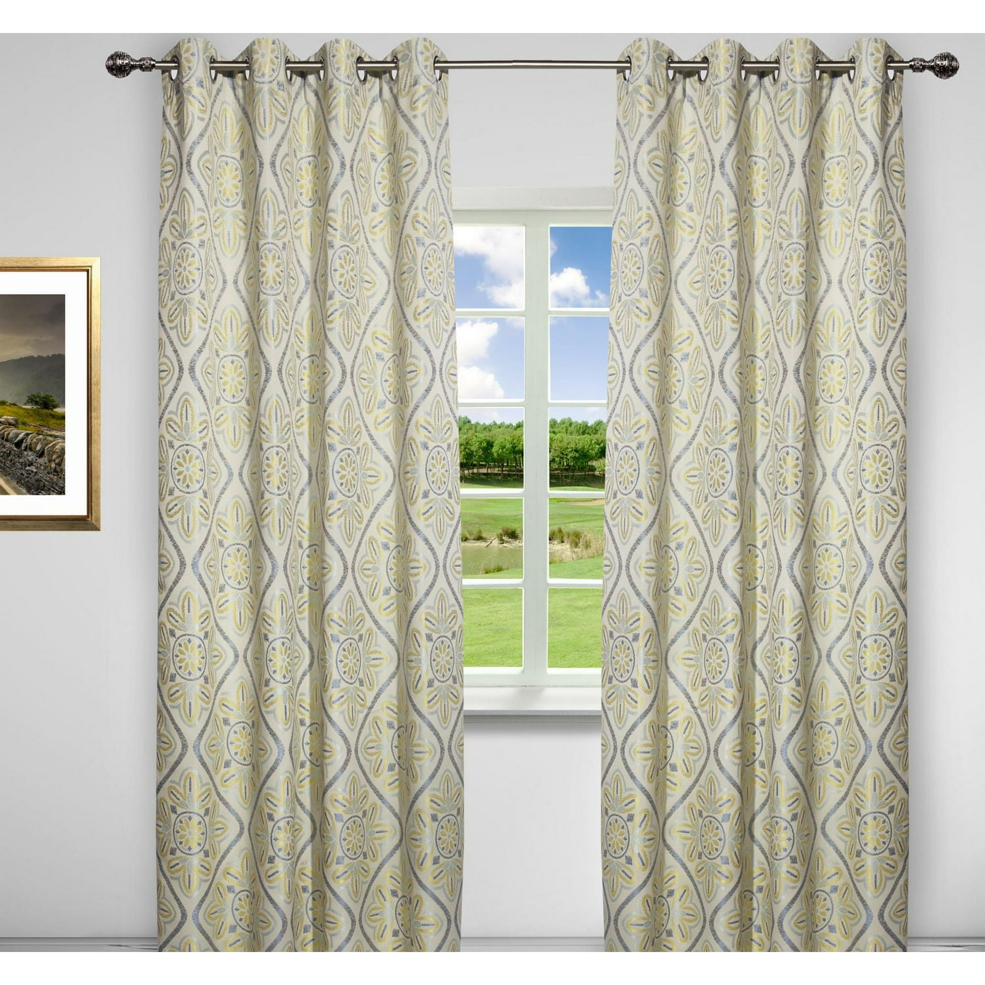 Click here for Gouchee Design Henna Lined Panel 54x95 In prices