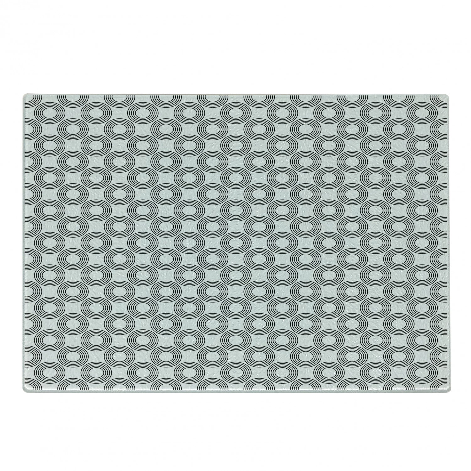 Geometric Circle Cutting Board, Vinyl Records Inspired Concentric Rings ...