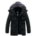 Wantdo Men's Plus Size Recycled Winter Coat Quilted Waterproof Winter ...