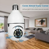 Onemayship 360° Panoramic WiFi IP Camera E27 Light Bulb 1080P HD ...
