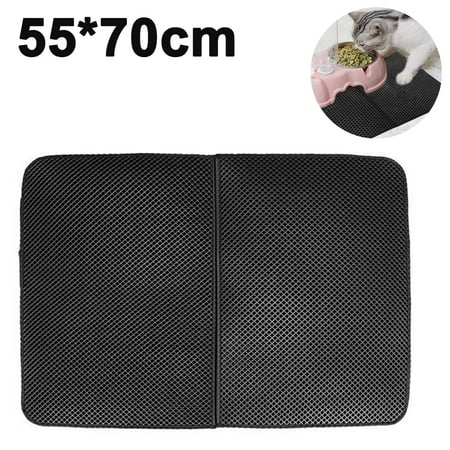 Litter Box Mat Size Double Layer Design Honeycomb Cat Litter Mat ...