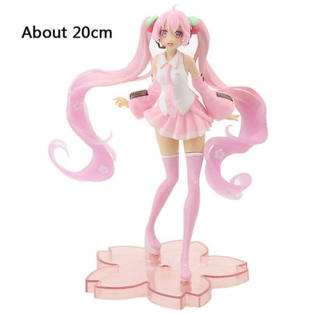 Anime Hatsune Miku Cartoon Cute Kawaii Virtual Singer Manga Statue ...