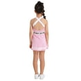 iEFiEL Kids Girls Golf Tennis Dress Sleeveless Athletic Workout Sport ...