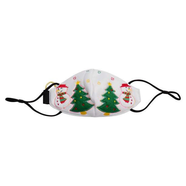 Navidad LED Rave Mask 7 colores Light Up Face Mask yeacher Mascarilla ...