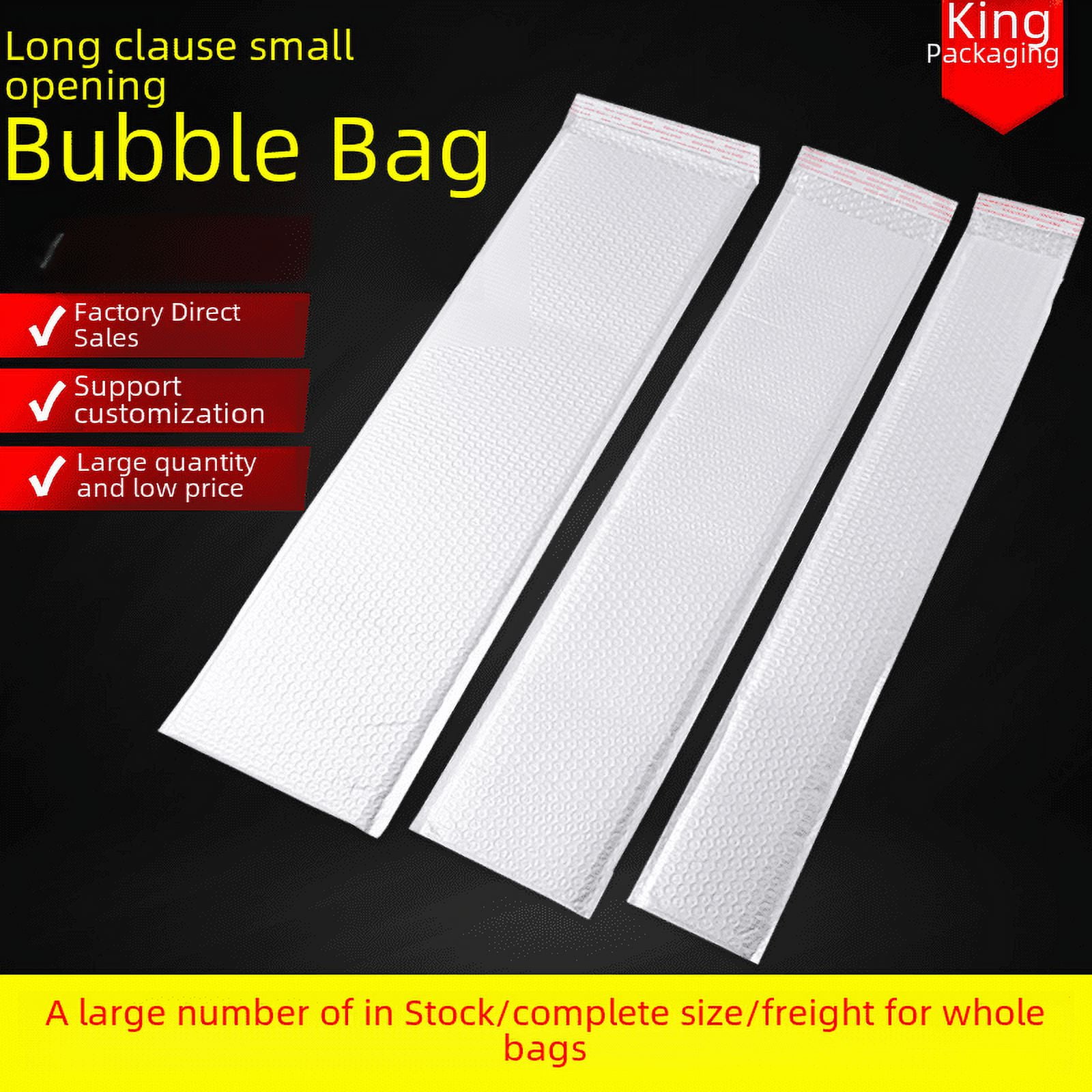 Bolsa de burbujas larga, compuesta de película de perla, bolsa de burbujas, bolsa de sobre ...