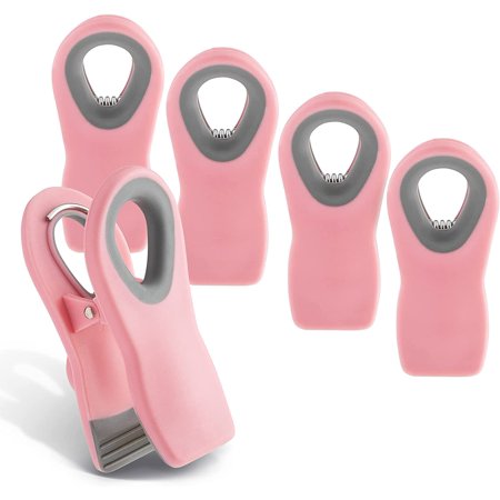 ZMLEVE 5 Pc Chip Bag Clips- Kitchen Clips, Magnetic Chip Clips for Bags ...