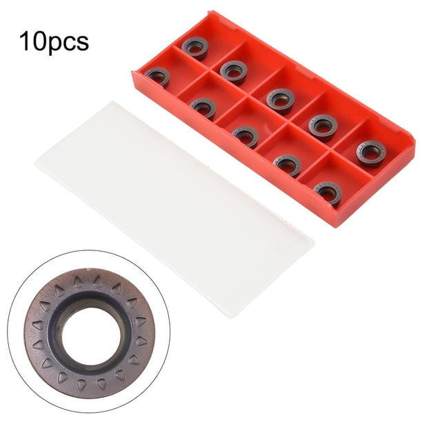 10 Pcs Lathe tool RPMT10T3MOE VP15TF internal round carbide insert RPMT ...