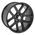 New 22 inch Aluminum Wheel for 11-18 Ram 1500 Black Rim - Walmart.com