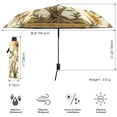 Sunflower Folding Umbrella UV50+ Waterproof Sun Protection Auto Open ...
