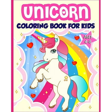 Unicorn Activity Book For Girls Fun Coloring Pages, Drawing Activities ...