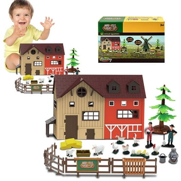 20x Farm Barn Paddock Fencing Panel Accessories Playset For Role Play ...