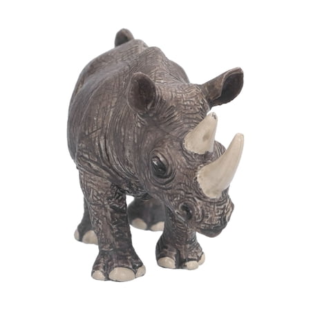 Simulation Rhino Model, Lifelike Wild Animal Model Early Educational ...