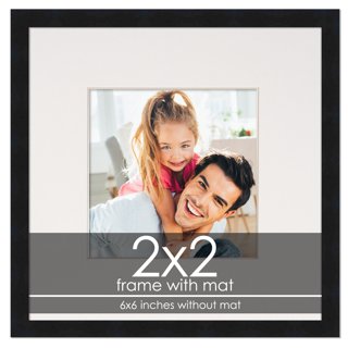 Black Newspaper Frame with Mat - Made to Display Media Measuring 11x17 ...