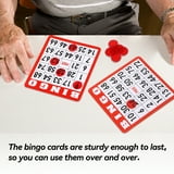 GSE Games & Sports Expert 50-Pack Bingo Cards, Reusable Paper Bingo ...