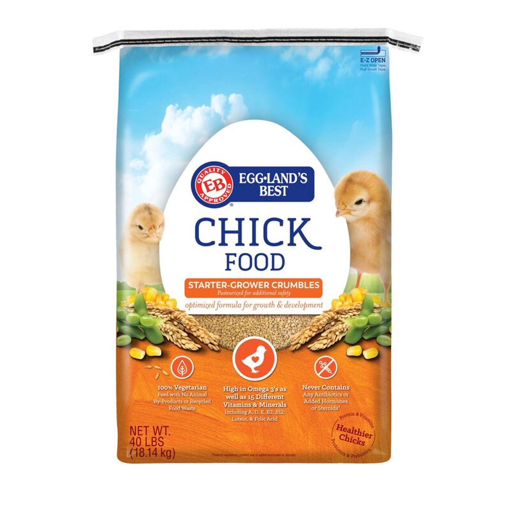 Eggland's Best Chick Starter / Grower Chicken Feed, 40 lbs. - Walmart ...