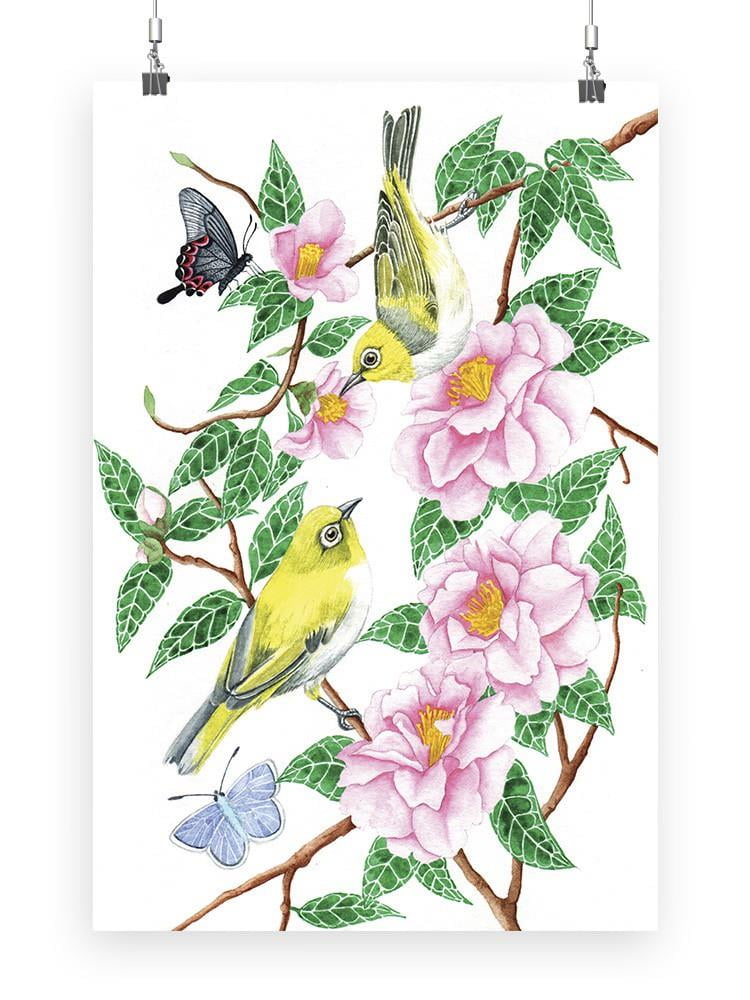 Artshine In The Pink Bloom Poster - Girija Kulkarni Designs, Poster ...