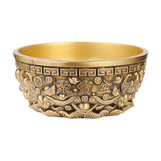 Tabletop Cornucopia Treasure Basin Bowl Sculpture Ornament Rice Vat ...