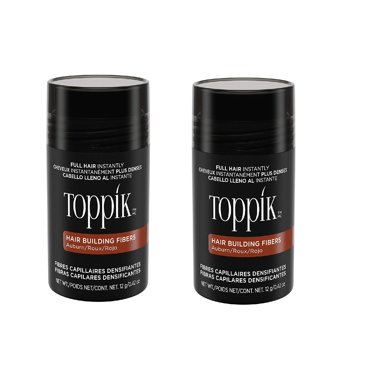 Toppik Hair Building Fibers, Gray, 12g | Thicker, Fuller Hair | For Men ...