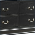 TV Furniture Traditional Black Media Chest - Fully Assembled, Ample ...