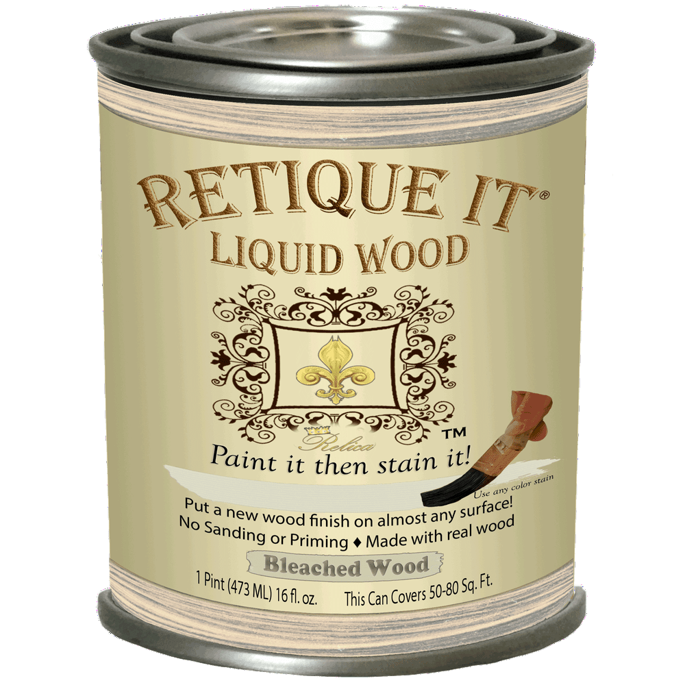 Retique It Liquid Wood - Bleached Wood Pint (16oz) - Paint It Then ...