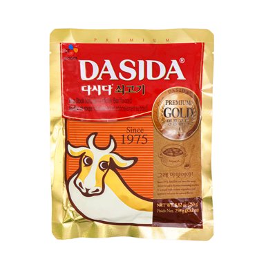 CJ Dasida Soup Stock, Beef Flavor, 500g, Korean Seasoning, Savory ...