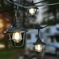 Free Shipping! Auto Drive Outdoor String Lights 22ft 10 Count Warm ...