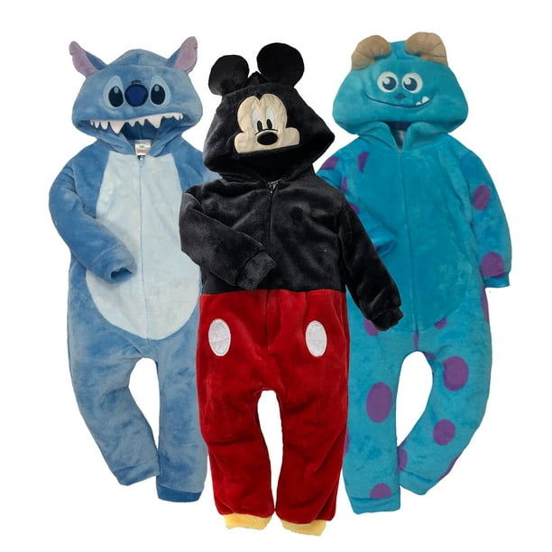 Kit 3 Comandos con Gorro Bordado Disney Stitch, Mickey, Sulley Disney ...