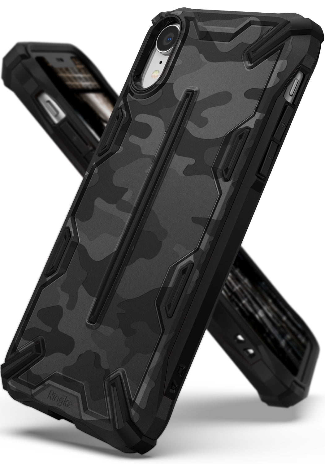 Iphone Xr Case Ringke [dual X] [camo Black] Double Layer Reinforced